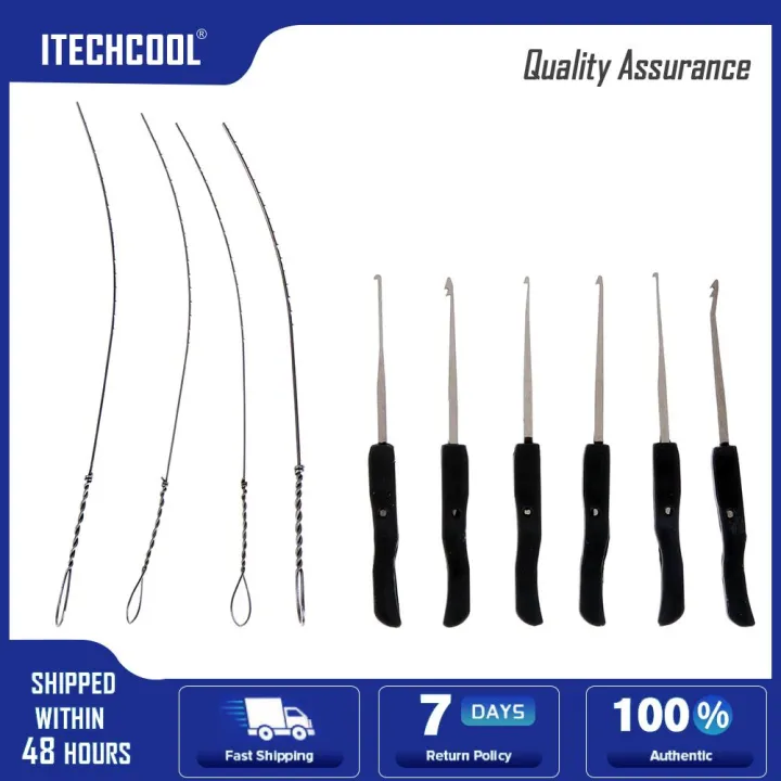 10pcs Broken Key Extractor Set Locksmith Tool Key Remove Removal Hooks ...