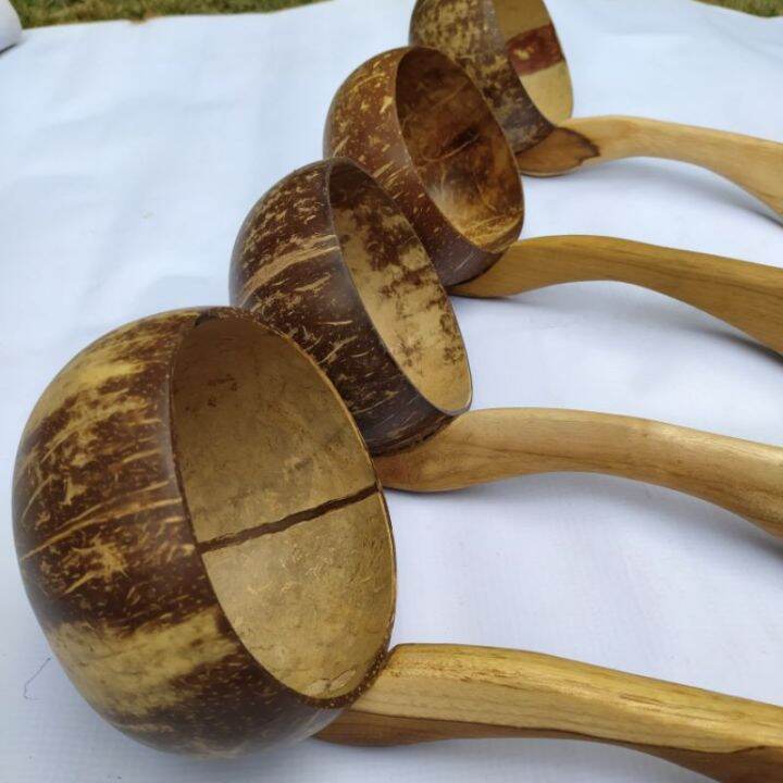 Gayung Batok Kelapa / Gayung Kayu / Gayung Tradisional / Gayung Siraman ...