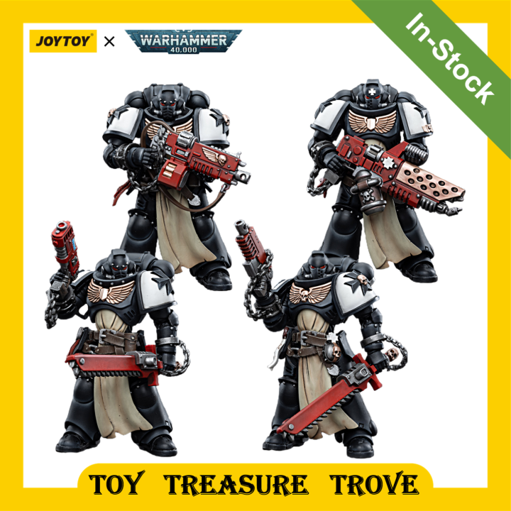 JOYTOY Warhammer 40K Action Figure Black Templars Army Primaris ...
