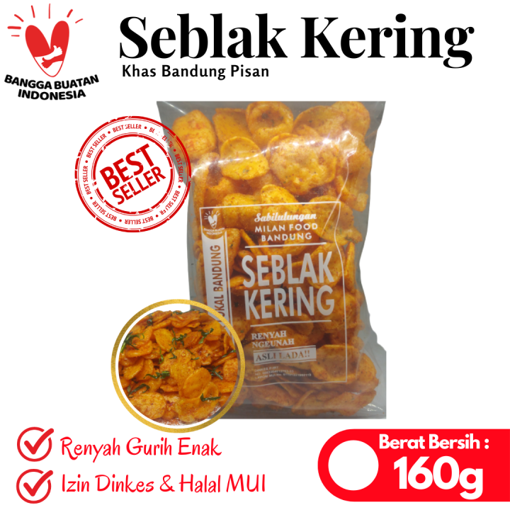 Seblak kering Kerupuk Seblak Cemilan Keripik snack pedas murah enak ...