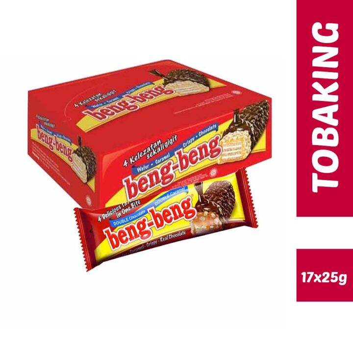 Biskuit Beng Beng Wafer Cokelat Crispy Caramel box isi 17 | Lazada Indonesia