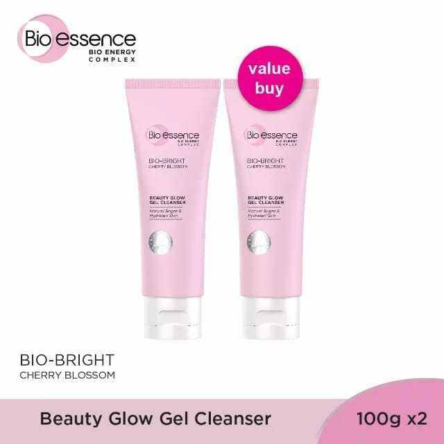 Bio-essence Bio-Bright Gel Cleanser 100g x 2 / 100g x 1 | Lazada