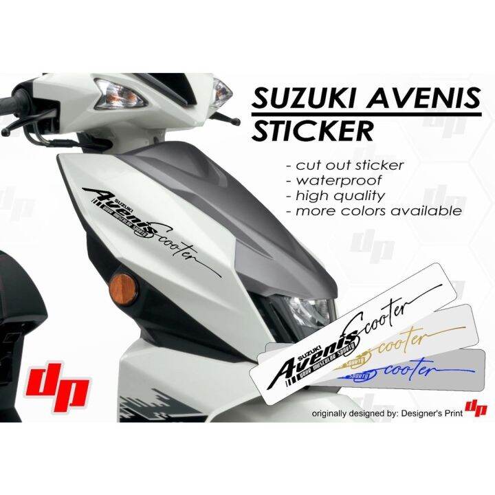 Suzuki Avenis sticker - Cut out sticker waterproof Avenis 125 Designed ...