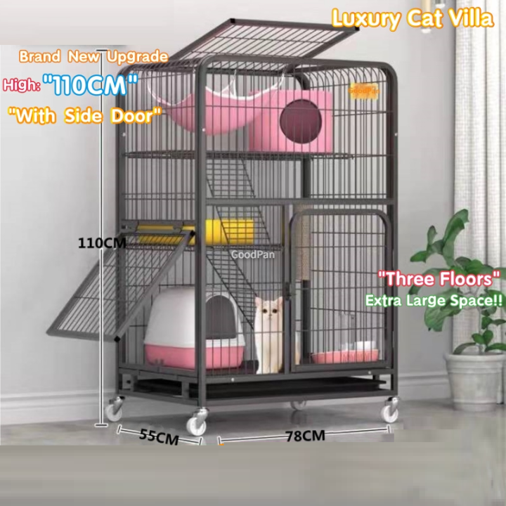 Cat Cage Large Free Space Cat House Two Three Story Cat Villa With
