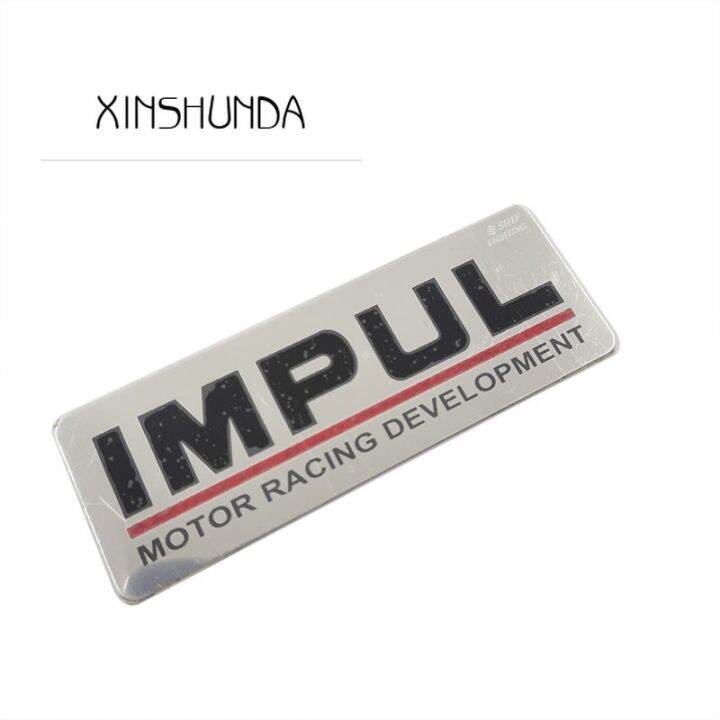 XSD 1 x Metal IMPUL Logo Letter Car Motor Decprative Emblem Sticker ...