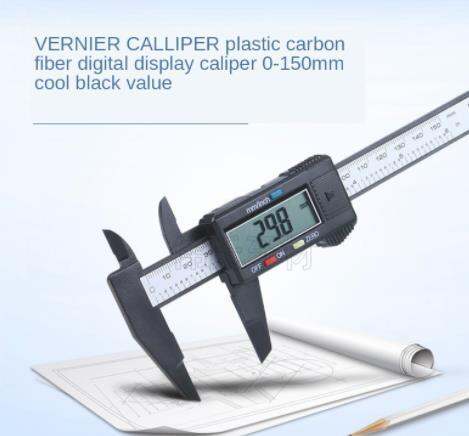 Electronic Digital Calliper 150mm Plastic Digital Caliper Vernier ...