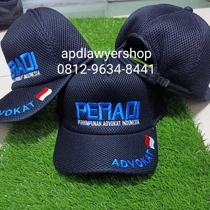 Lagi Promo Topi PERADI Advokat Pengacara Topi Jaring Biru Dongker ...
