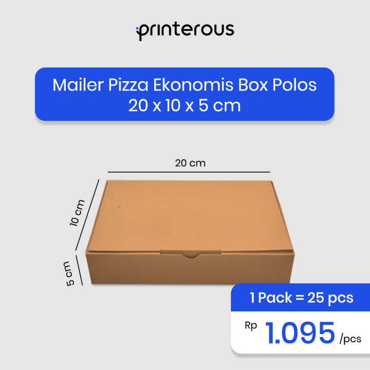 Mailer Box Polos / Box Pizza Polos 20 x 10 x 5 cm | Lazada Indonesia