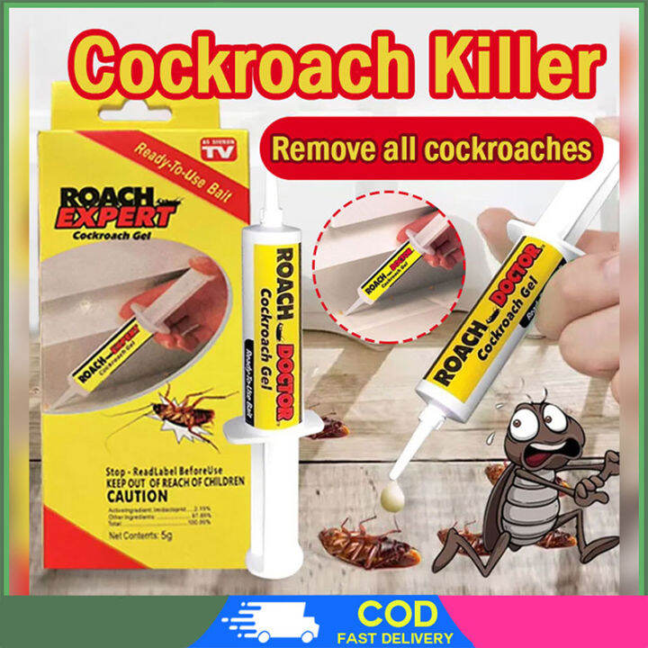 Roach Killing Gel for Indoor and Outdoor Use, 1 Syringe | Cockroach ...