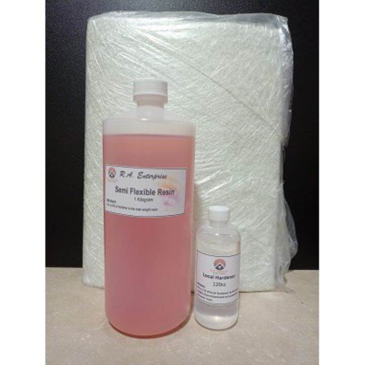 Fiberglass DIY 1 Liter Semi Flex (Premixed) Resin Kits | Lazada PH