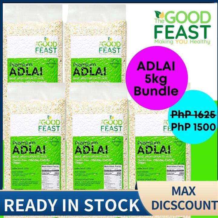 Premium Adlai 5kg bundle: The everyday Filipino grain alternative to ...