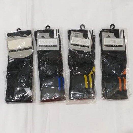 kaos kaki sepak bola / Futsal (panjang hingga lutut) warna hitam ...