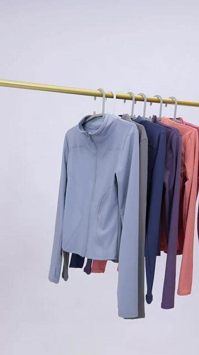 HJGH เสื้อแจ็คเก็ตโยคะฟิตเนสสำหรับวิ่งออกกำลังกายแบบคอตั้งรัดรูปสำหรับ ...