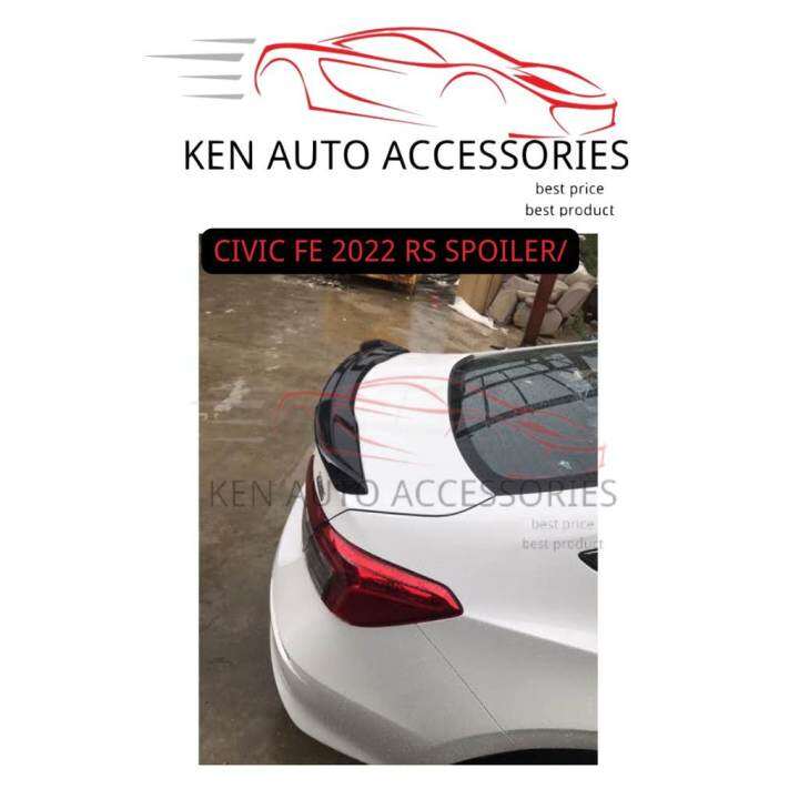 HONDA CIVIC FE 2022 / 11TH GEN RS SPOILER / DUCKTAIL SPOILER / REAR ...