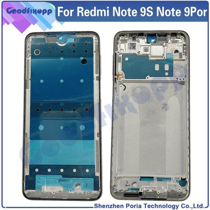 สำหรับ Redmi Note 9S /Note 9 Pro โครงหน้ากากกลางเฮาส์บอร์ดรองรับ LCD ...