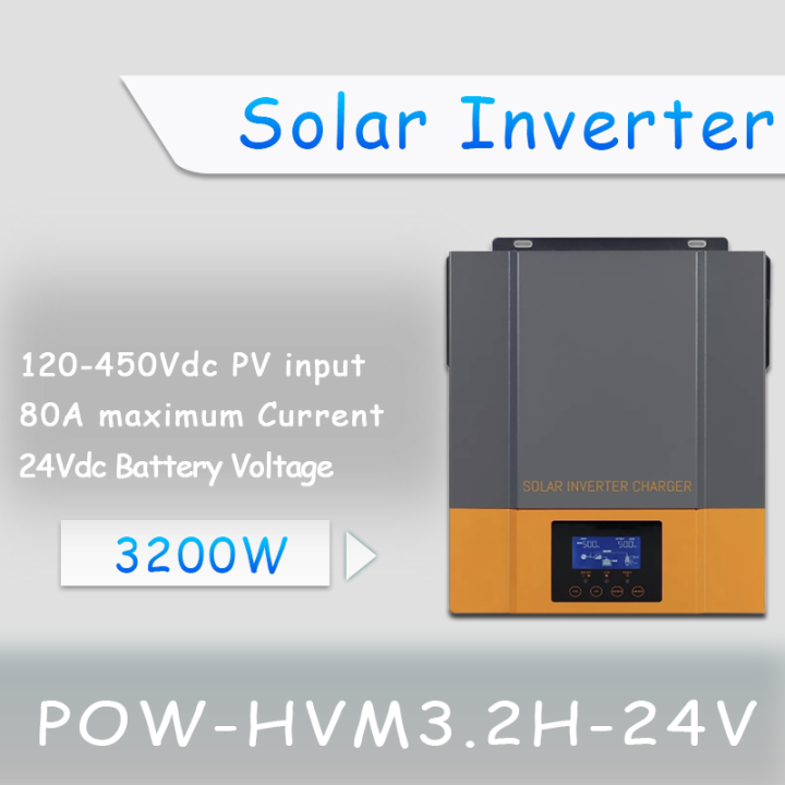 3200W 24V pure sine wave solar inverter 80A reverse control integrated ...