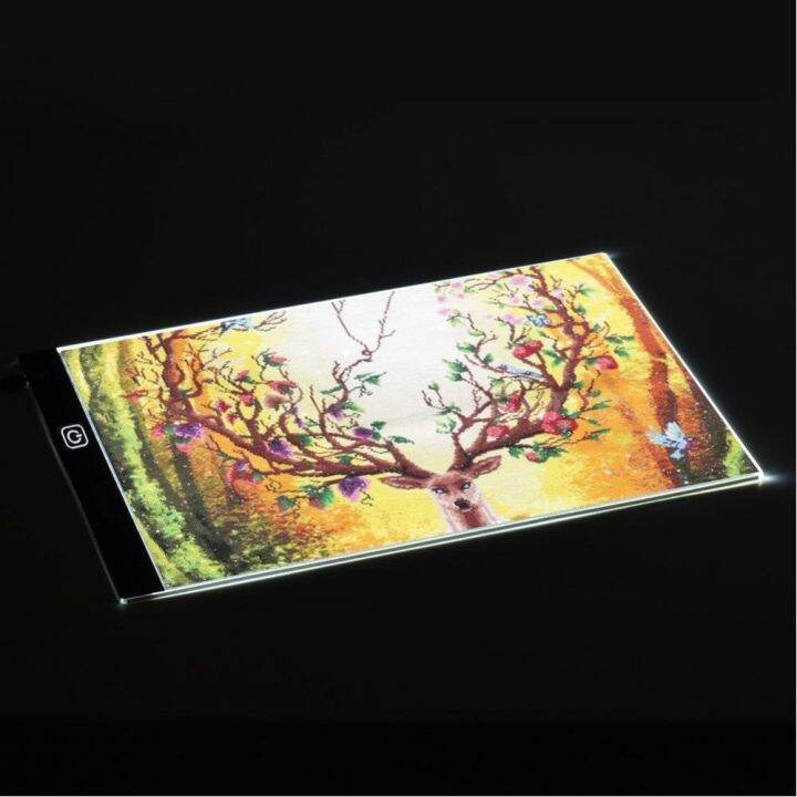 LED Graphic แท็บเล็ตภาพวาด Light Art Stencil Board Copy Pads แท็บเล็ต ...