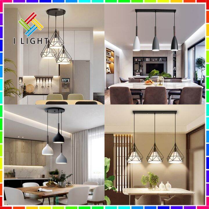 Led Modern Hanging Light For Dining Drop Light E27 Ceiling Nordic ...