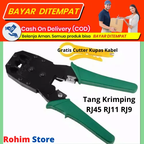 Tang Crimping RJ45 RJ11 RJ9 Crimping Tool 3 in 1 Modular Tang Krimping ...