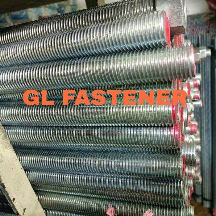 Long Drat M12 Galvanis / As Drat / Putih M12 x 1000 mm / 1 Meter ...