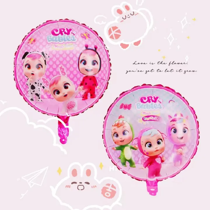 18 inches Round Cry babies magic tears theme happy birthday party ...