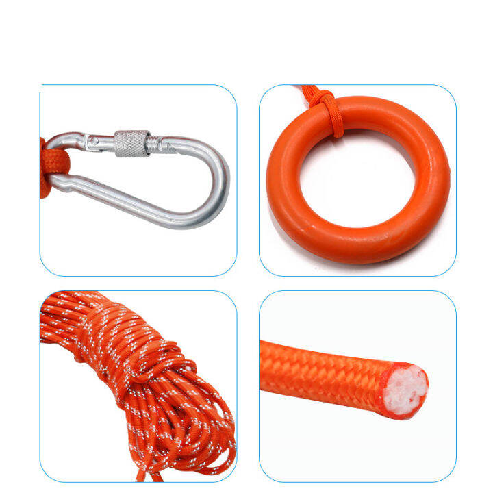 Life-saving floating rope water rescue floating rope 30 meters life-saving floating rope buoy ...