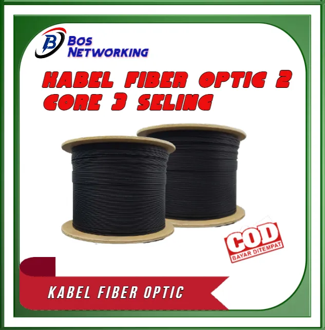 Kabel Fiber Optic Dropcore 2 Core 3 Seling 1000M | Lazada Indonesia
