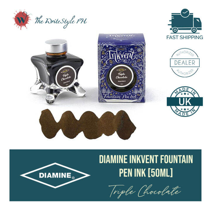 Diamine Inkvent Fountain Pen Ink [50ml] Triple Chocolate | Lazada PH