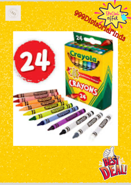 Crayola Crayons 24 Count (Assorted Colors) | Lazada PH