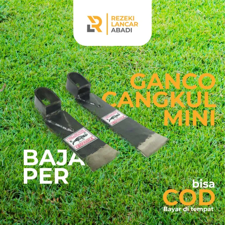 Ganco Tanah Asli Per Baja - Cangkul Kecil Baja Tebal - Ganco Baja Per ...