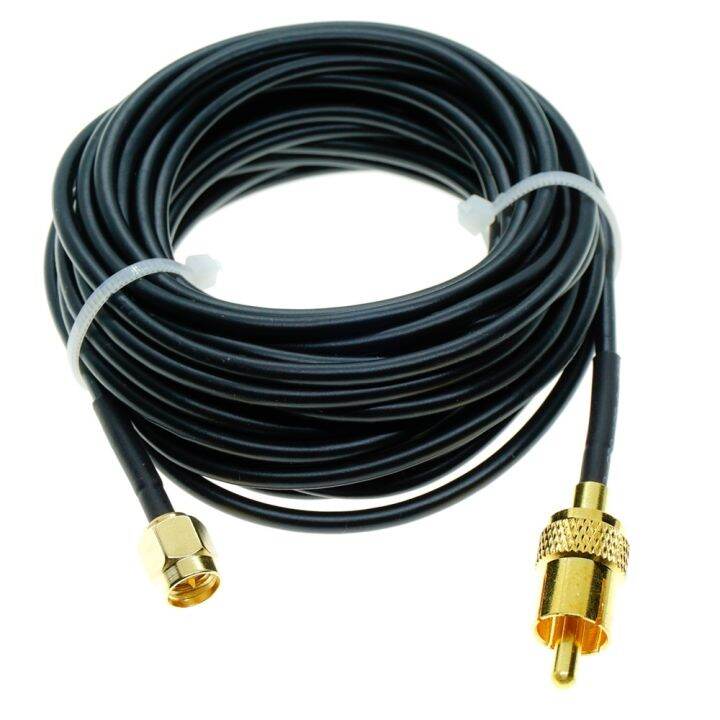SMA male to RCA male plug CCTV Camera Monitor antenna TV Cable 50ohm ...