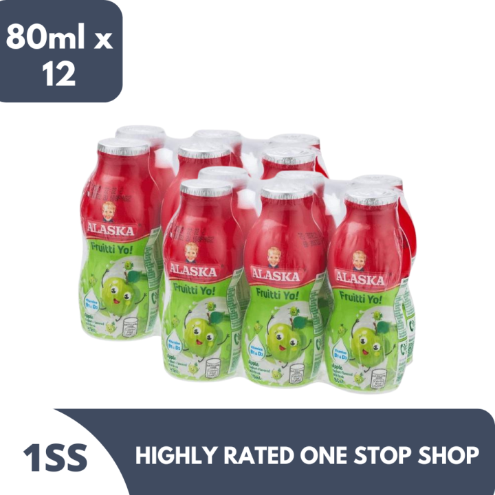 Alaska Fruitti Yo Apple 80ml x 12 | Lazada PH