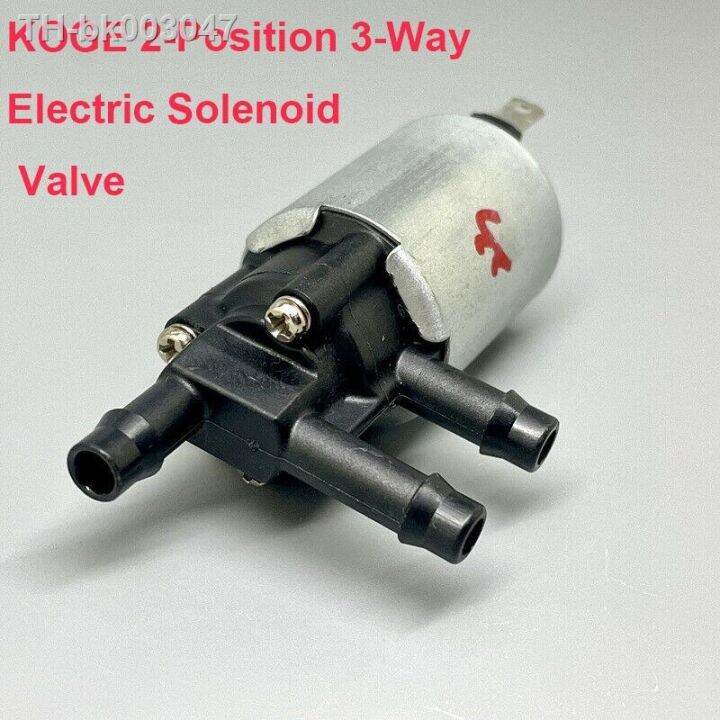 KOGE DC 12V Mini Electric Solenoid Water Valve 2-Position 3-Way Port ...