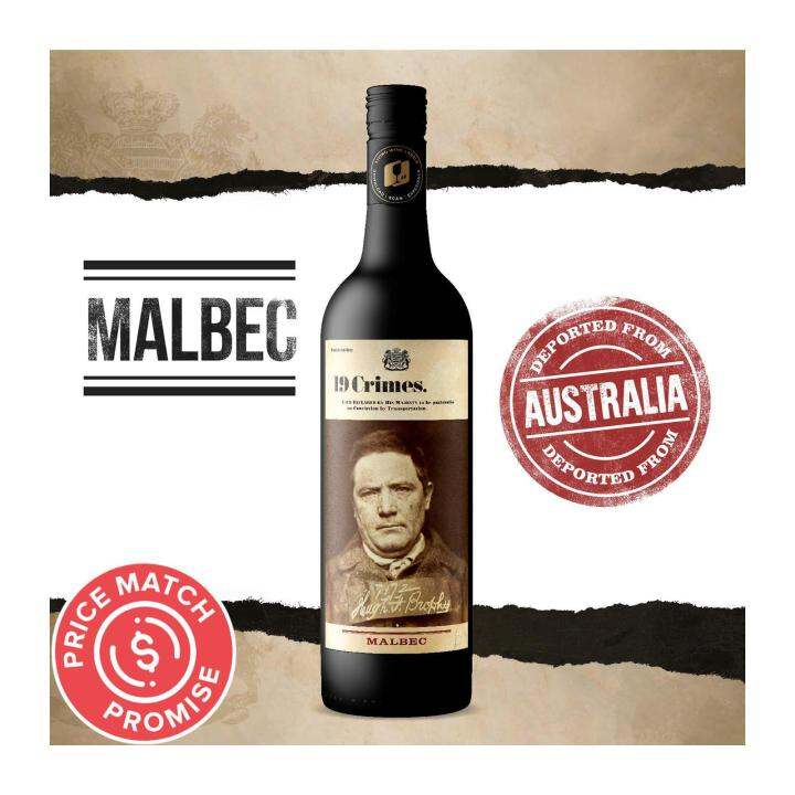 19 Crimes Malbec Red Wine | Lazada Singapore