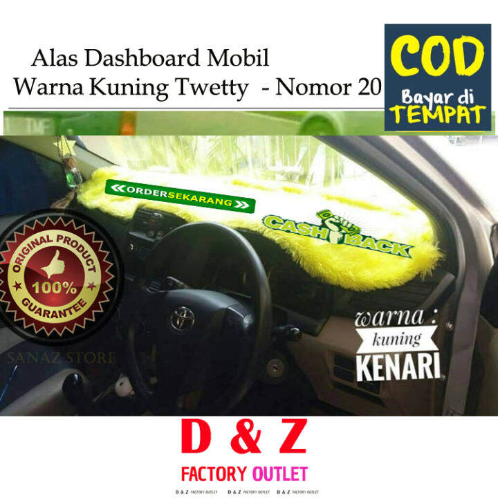 Alas Dashboard Mobil Warna Kuning Twetty Perlindungan dashboard ...