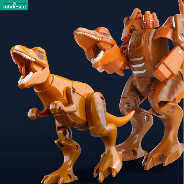 AD【ready stock】Boy Toy Deformed Dinosaur Tyrannosaurus Rex Triceratops ...