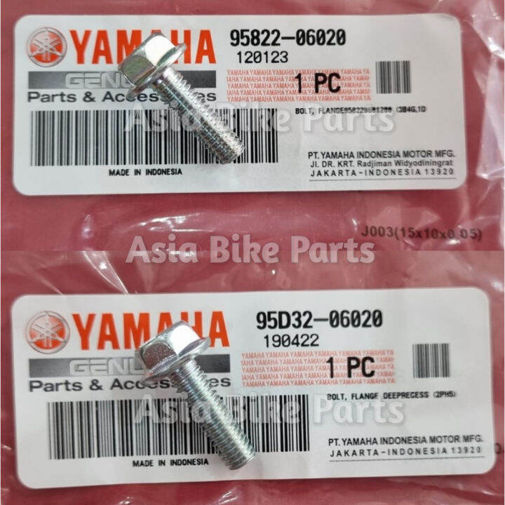 Yamaha Original Y15ZR Y16ZR Handle Seat Bolt / Screw Spoiler Lagenda FI ...