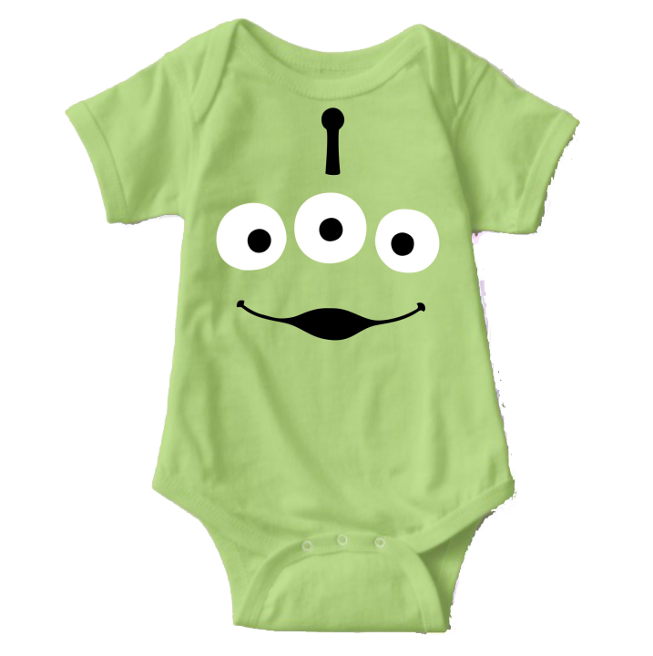 Baby Character Onesies with FREE Name Back Print - Toy Story Three-Eye ...