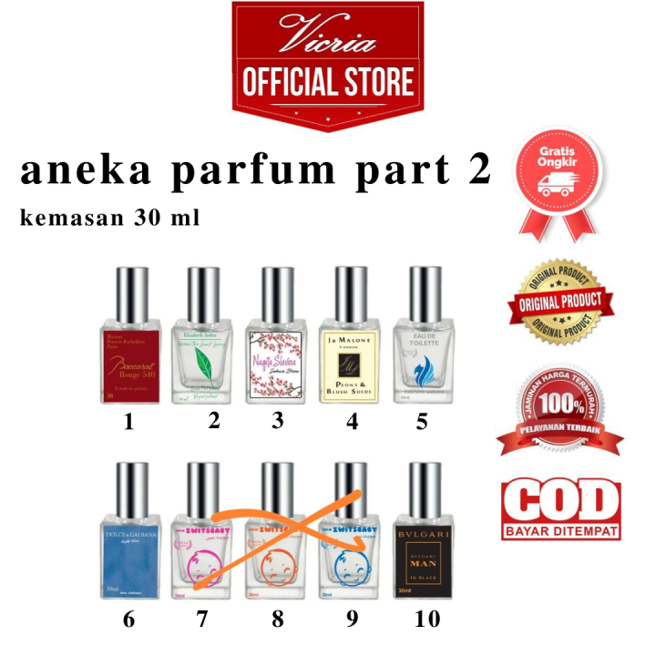 ANEKA PARFUM PART 2 (LANGSUNG PILIH DI VARIASI) PARFUM 30 ML | Lazada ...