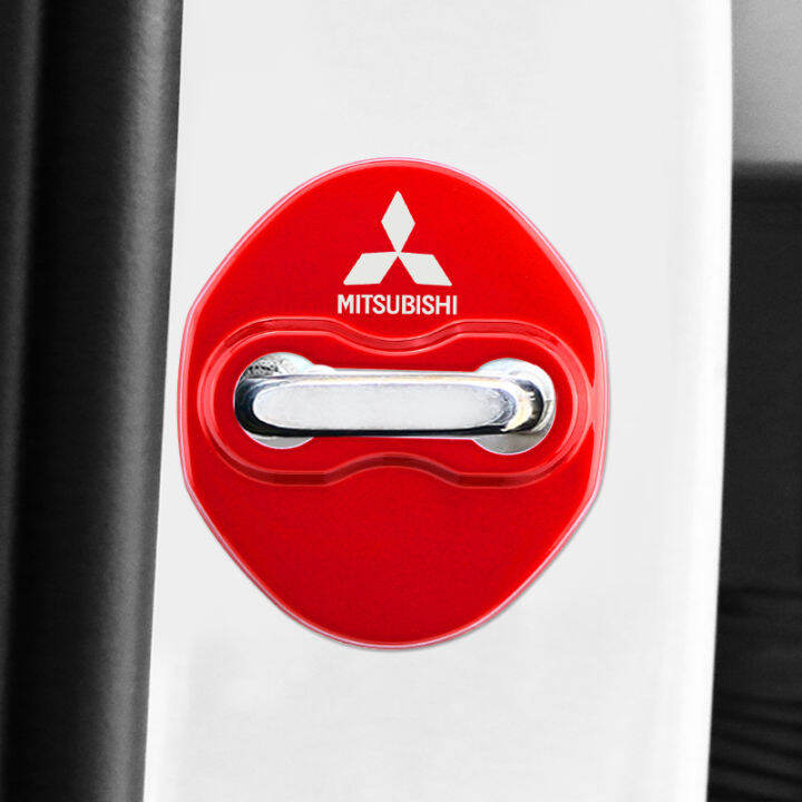 4pcs/set Mitsubishi Anti Rust Car Door Lock Protective Buckle Cover For ...
