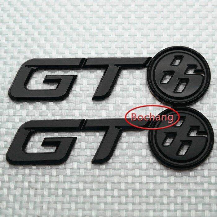 bochang 2020 1/2 x Matte Black Car Side Fender Badge Sticker Emblem ...