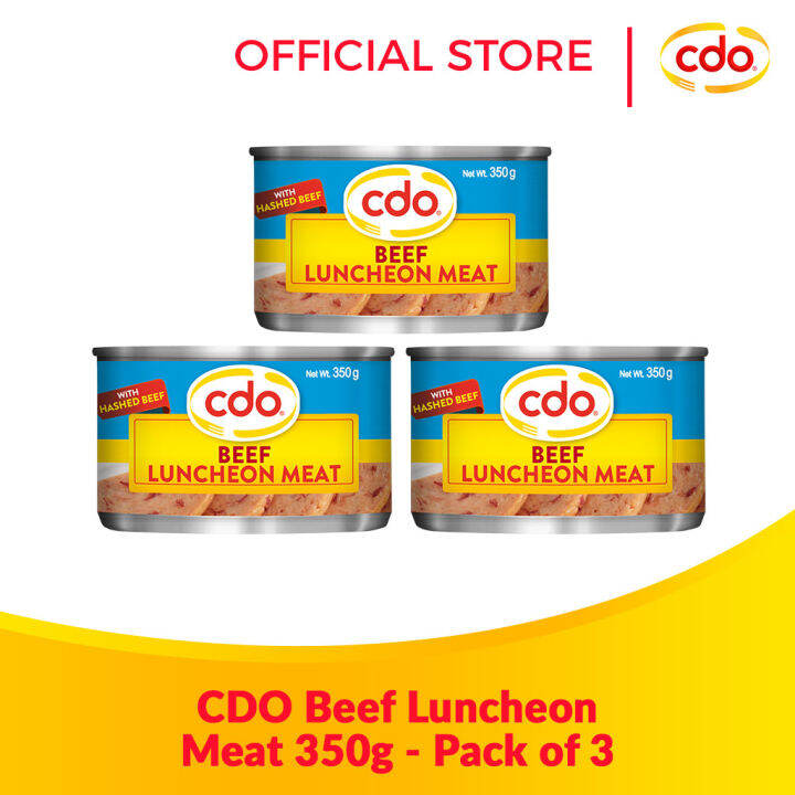 CDO Beef Luncheon Meat 350g - Pack of 3 | Lazada PH
