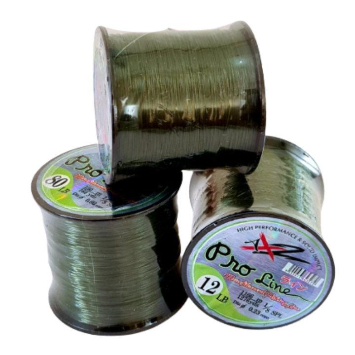 Senar Kuat Pancing AXZ Proline Warna Hijau Tua - Senar Panjang Mudah ...