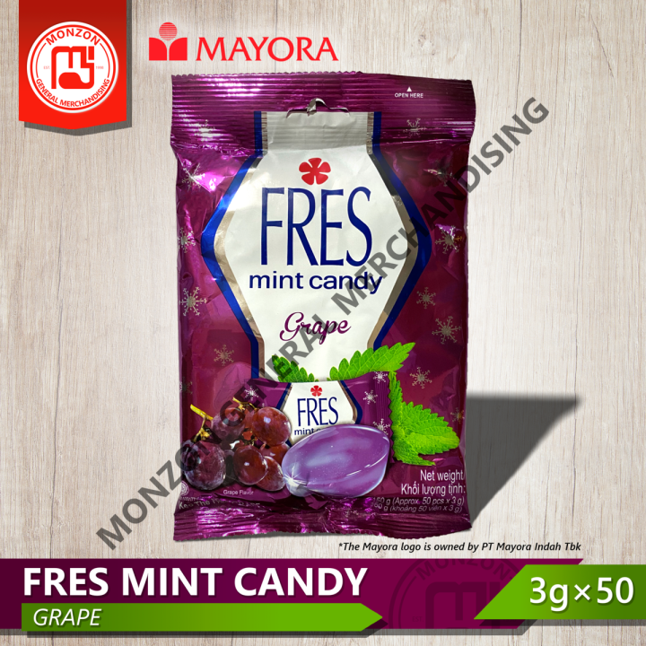 Fres Mint Candy Grape 3g×50 | Lazada PH