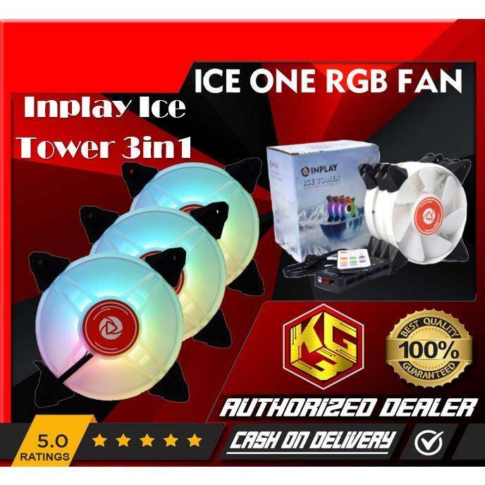 2023 new Inplay Ice Tower Kit RGB Fan 3in1 with Remote | Lazada PH