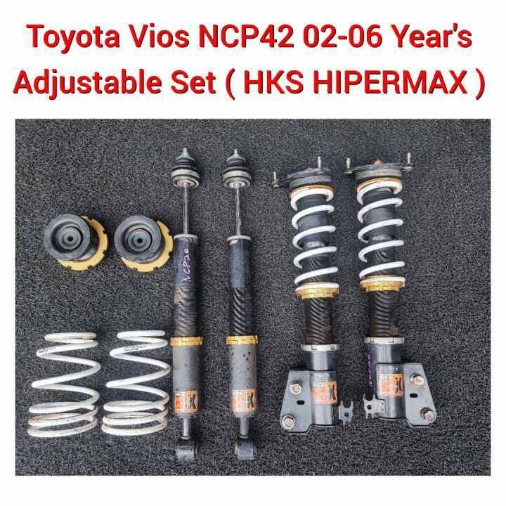 Toyota Vios NCP42 Ist NCP60 Front & Rear Adjustable Set ( HKS HIPERMAX ...