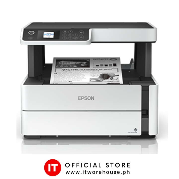Epson M2140 - Monochrome Inkjet 3-in-1 Printer - Scanner - Photocopy ...