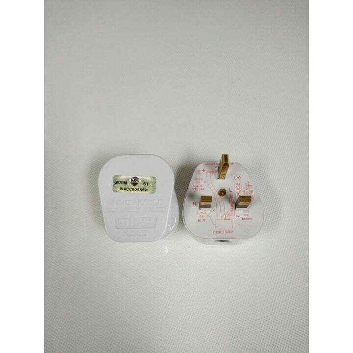 13Amp 3Pin Plug Top Sirim | Lazada