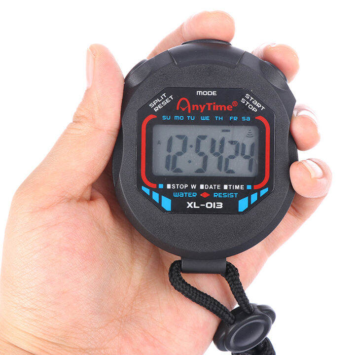 Sky Wing LCD Digital Professional Chronograph Timer Counter Stop Watch ...