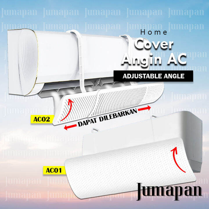 Talang AC Reflektor AC Penahan Penghalang Angin AC Penutup Cover AC ...